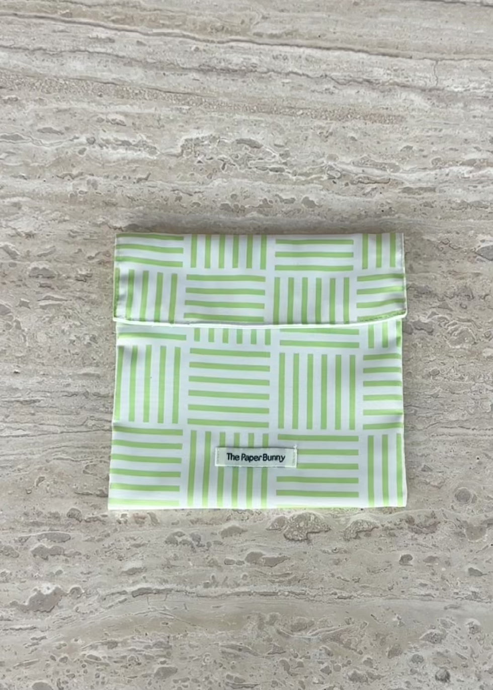 Regular Pocket Pouch (Tile Black) – The Paper Bunny