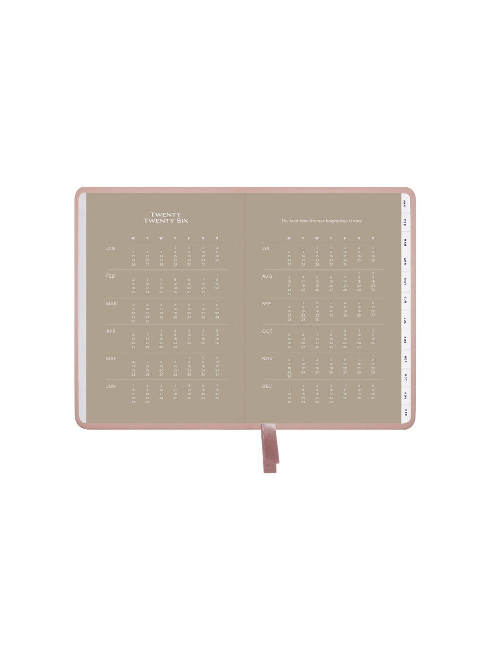 2026 Planner Compact (Clay) – The Paper Bunny