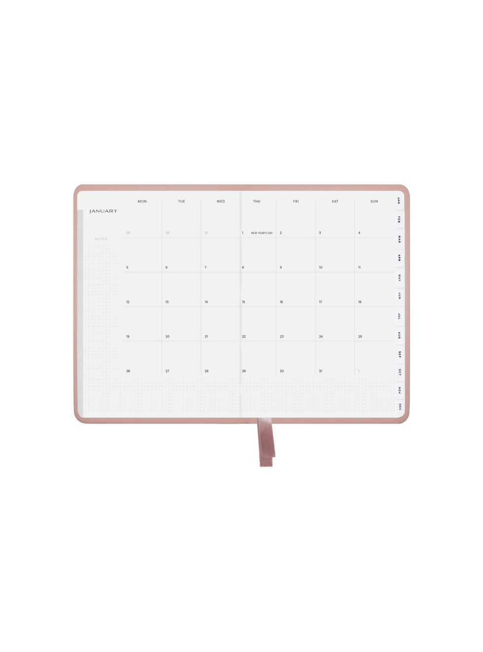 2026 Planner Compact (Clay) – The Paper Bunny