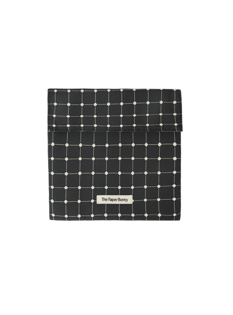 Regular Pocket Pouch (Tile Black) – The Paper Bunny