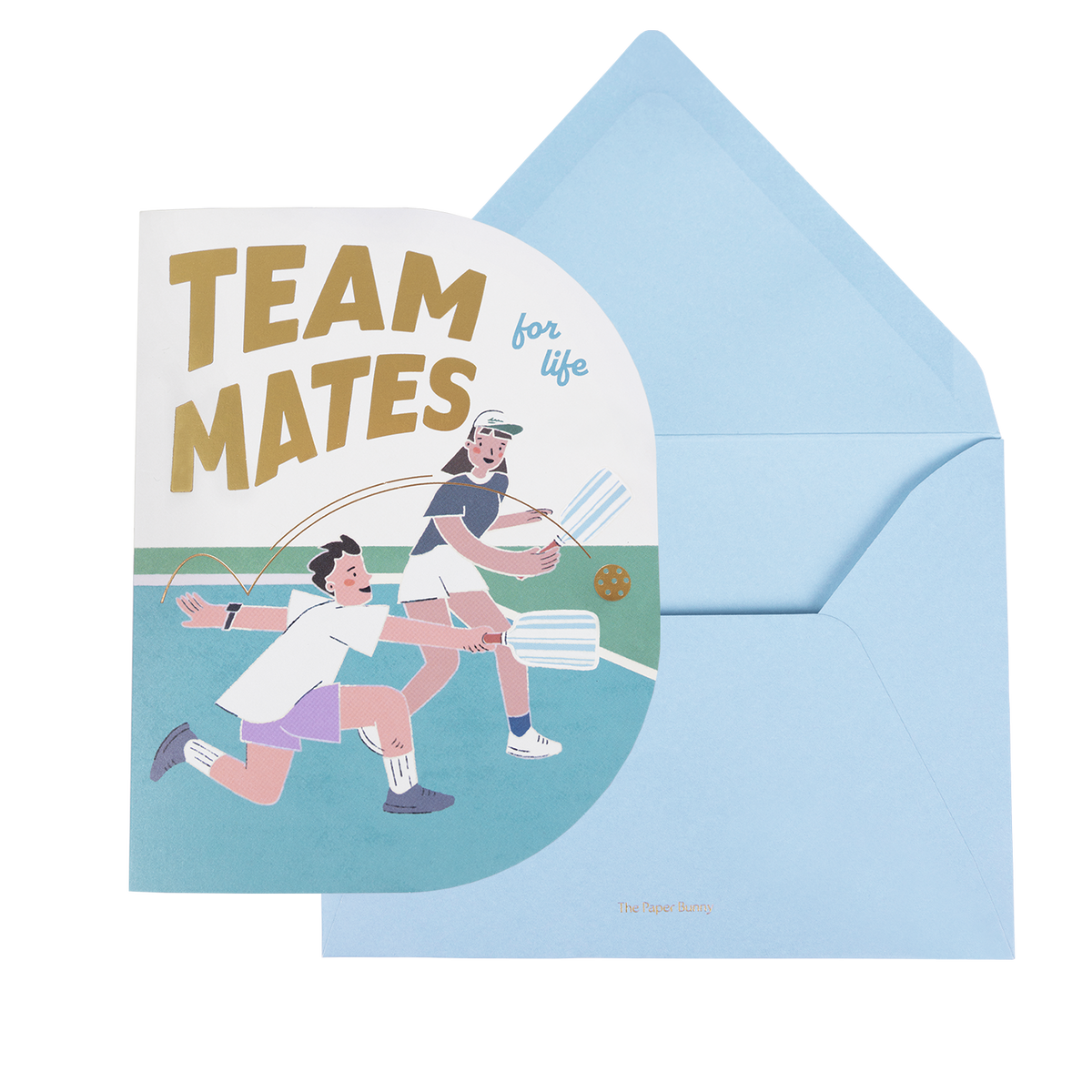 Teammates for Life Greeting Card – The Paper Bunny