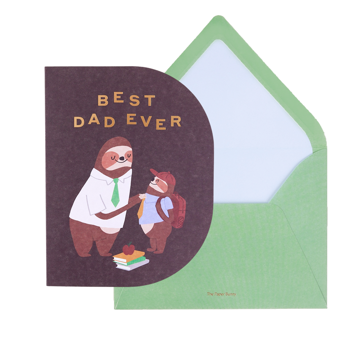 Best Dad Ever Greeting Card – The Paper Bunny