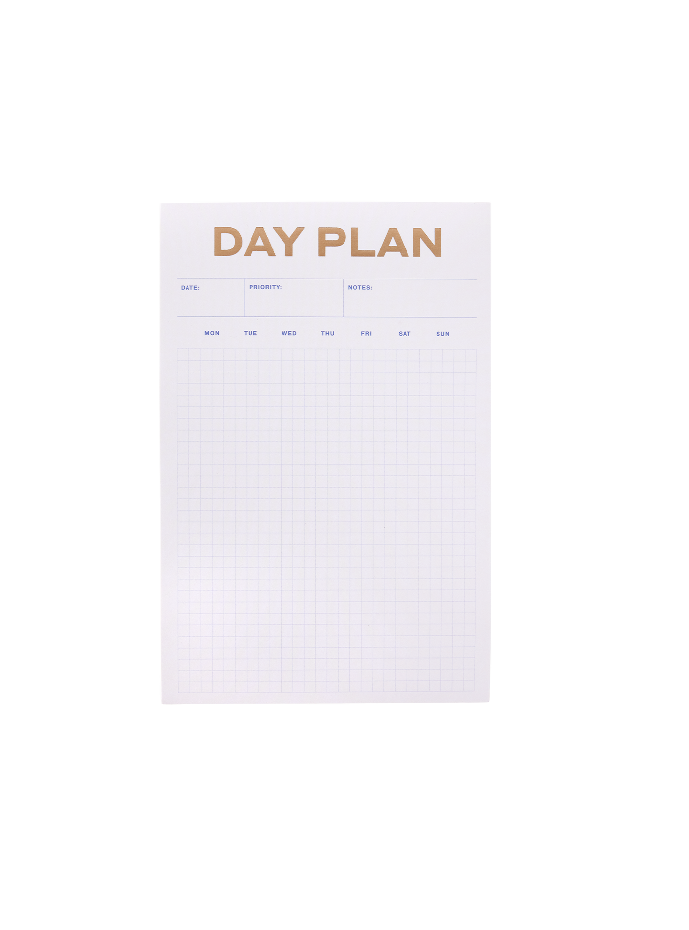 Day Plan Notepad – The Paper Bunny