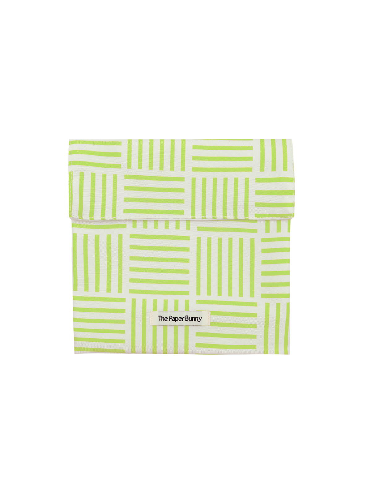 Regular Pocket Pouch (Interlace Green) – The Paper Bunny
