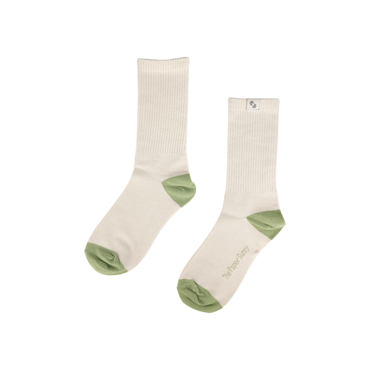 Ribbed Knit Socks (Vanilla) – The Paper Bunny