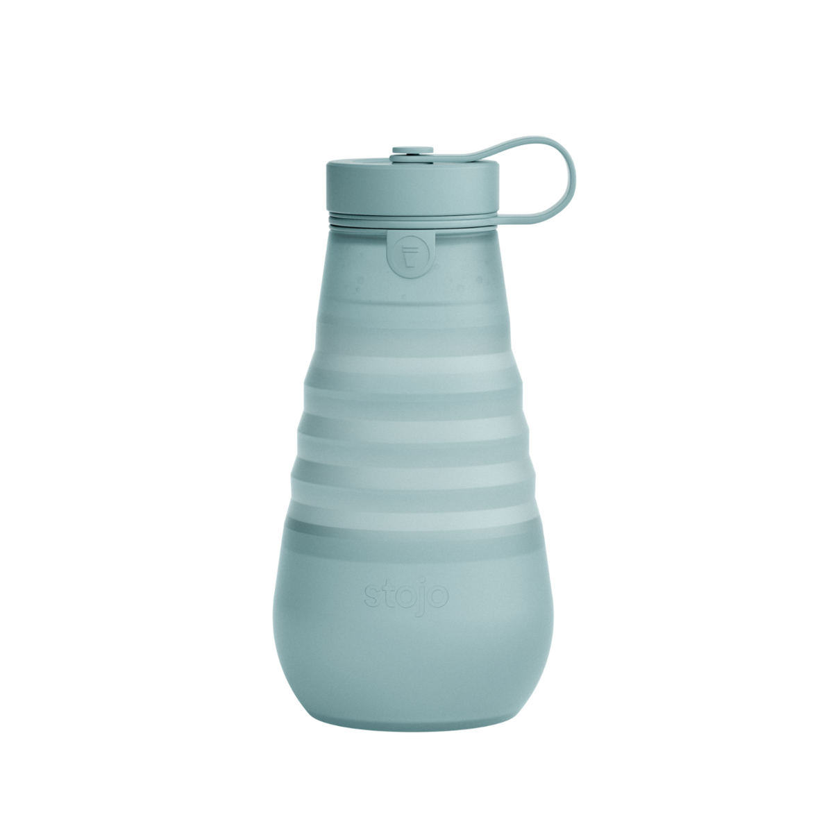 Stojo Collapsible Water Bottle (Translucent Aquamarine) – The Paper Bunny