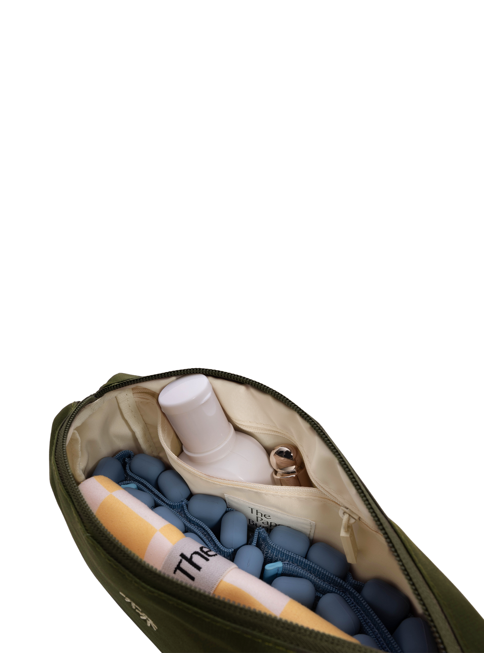 Travel Pouches (Checkerboard Olive) – The Paper Bunny