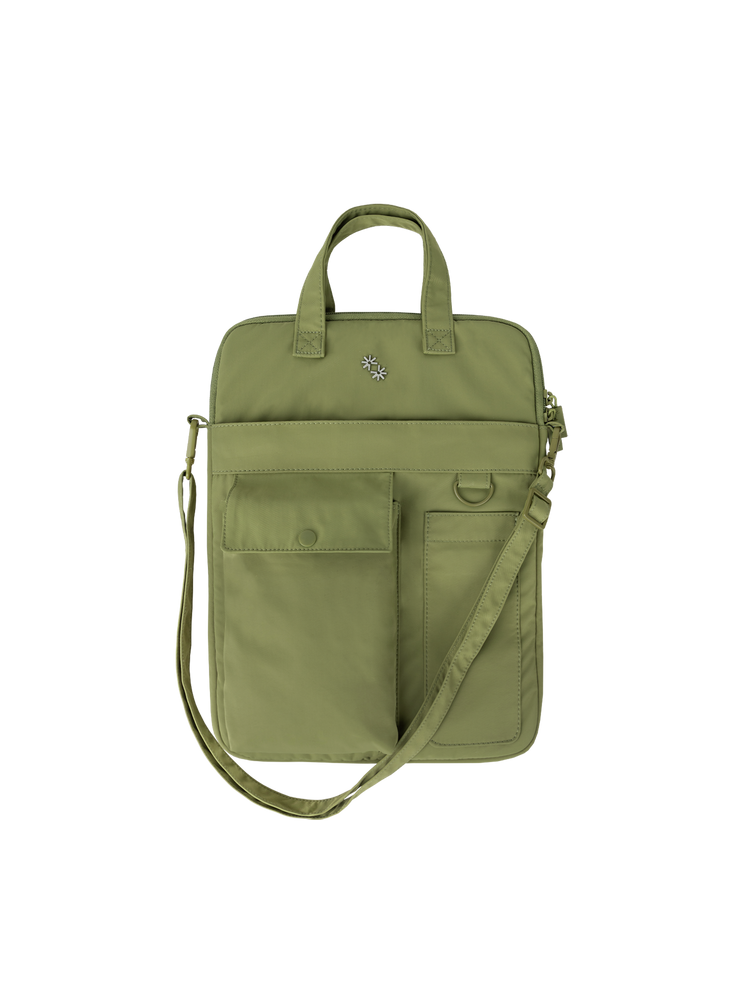 Utility Laptop Bag 15" (Recraft Gloss Matcha) – The Paper Bunny